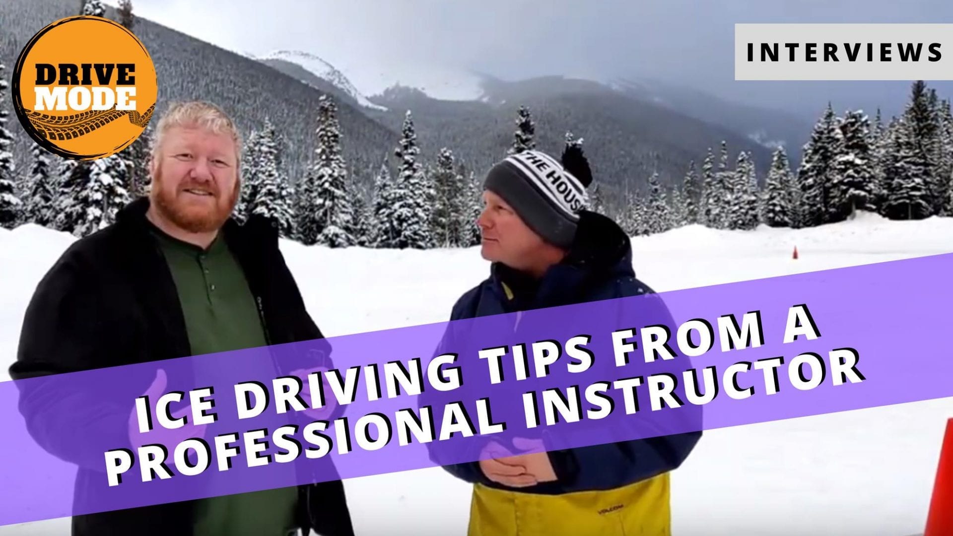Race Instructor on the Ice Talking Snow Driving for Fun | Drive Mode